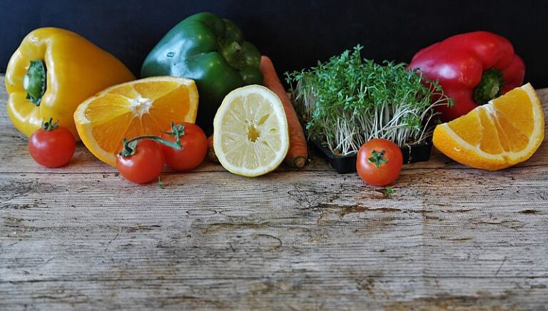 As nutritivas cores dos alimentos