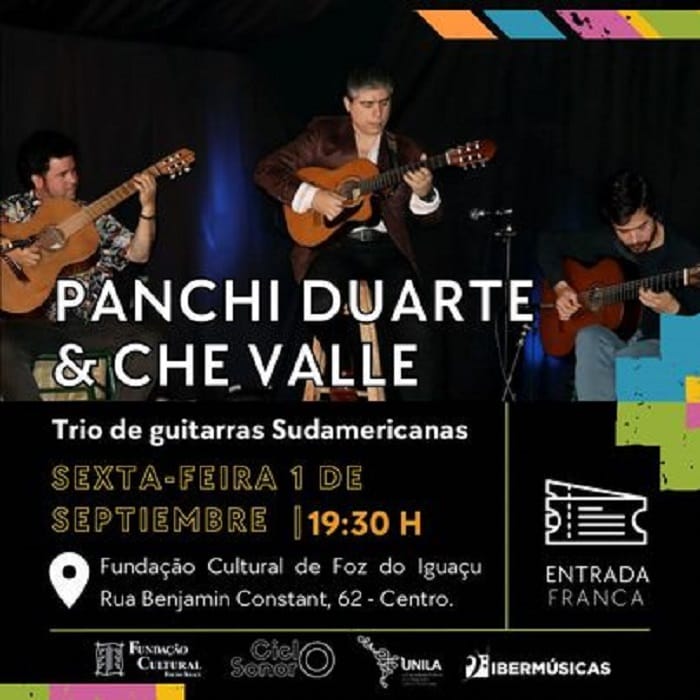 Panchi Duarte e Duo Che Valle são as atrações do projeto Ciclo Sonoro